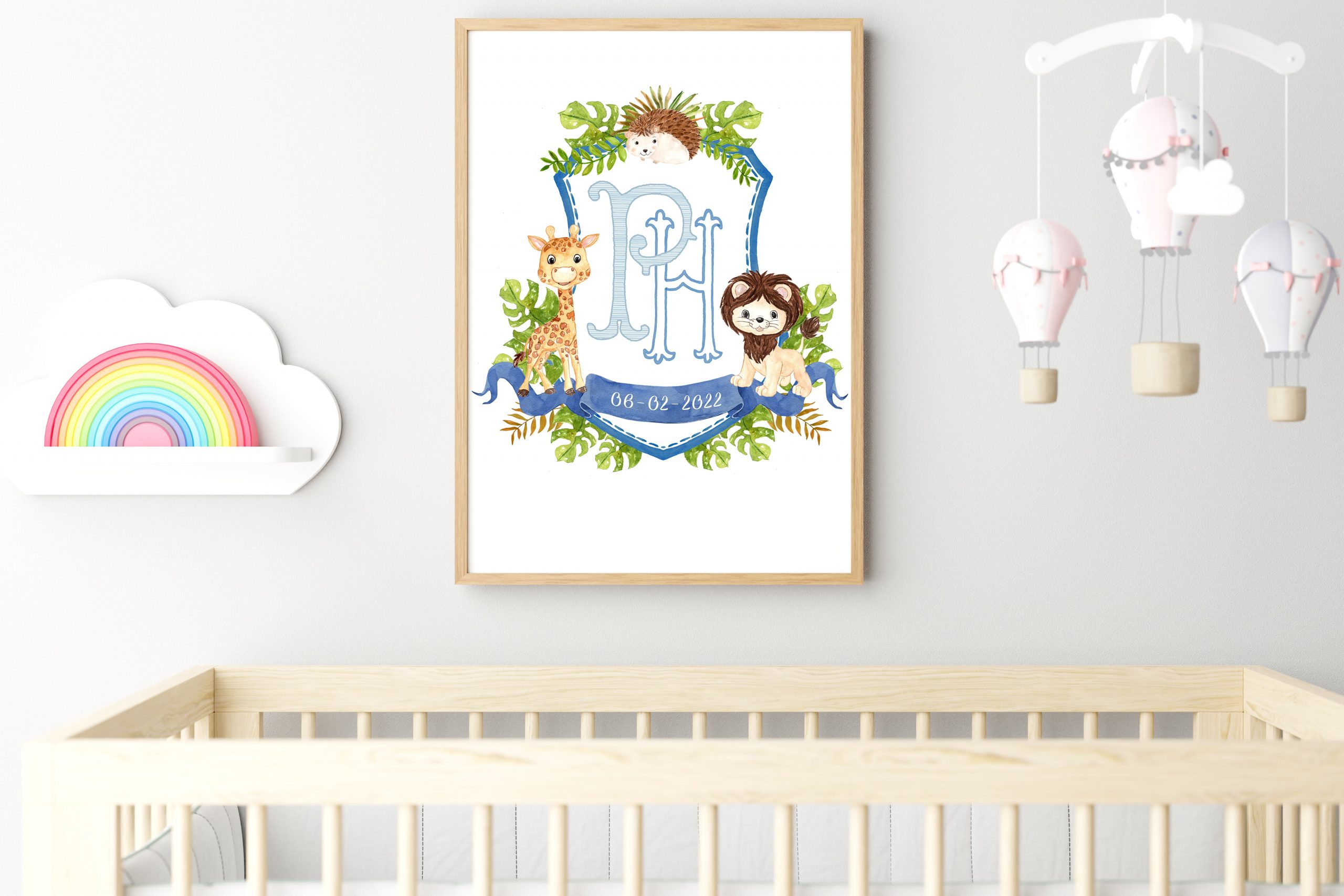 Custom Baby Crest For Baby Boy