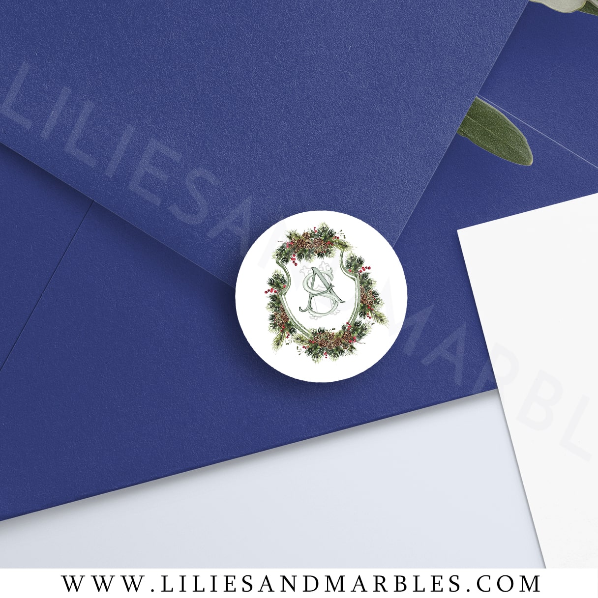 Custom Wedding Crest Envelope Seals